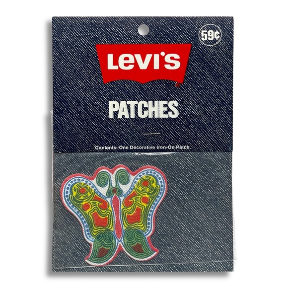 Levi's | Other | Vintage Levis 7s Groovy Trippy Colorful Butterfly Iron ...